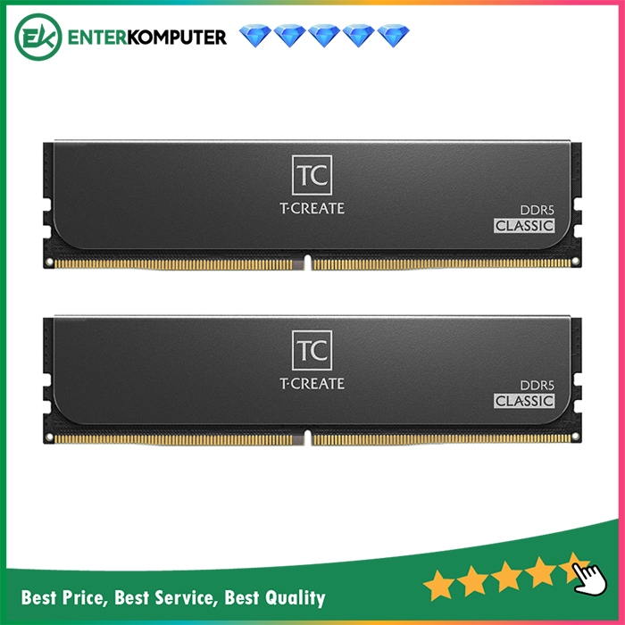Jual Team T-Create Classic DDR5 PC44800 64GB (2x32GB) / RAM 64GB ...