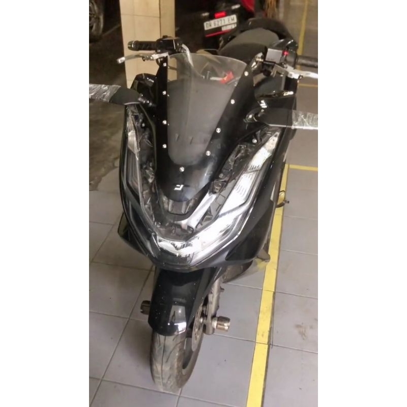 Jual Visor PCX 160 Thailand Twotone + Spion Winglet - Windshield PCX ...