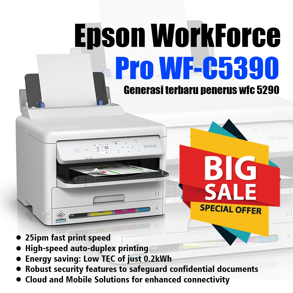 Jual Epson WorkForce Pro WFC 5390 C5390 5890 | Shopee Indonesia
