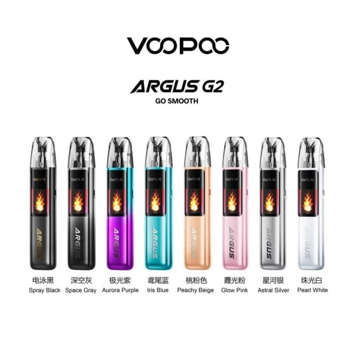 Jual POD ARGUS G2 1000MAH 30W POD KIT AUTHENTIC BY VOOPOO | Shopee ...