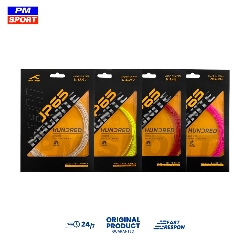 Jual SENAR RAKET BADMINTON STRING HUNDRED JP65 MAGNITE BULUTANGKIS ...