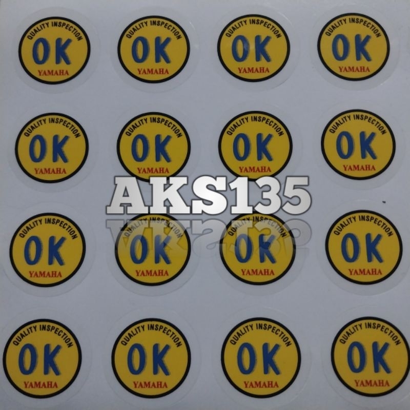 Jual Stiker sticker OK original transaparan All Yamaha | Shopee Indonesia