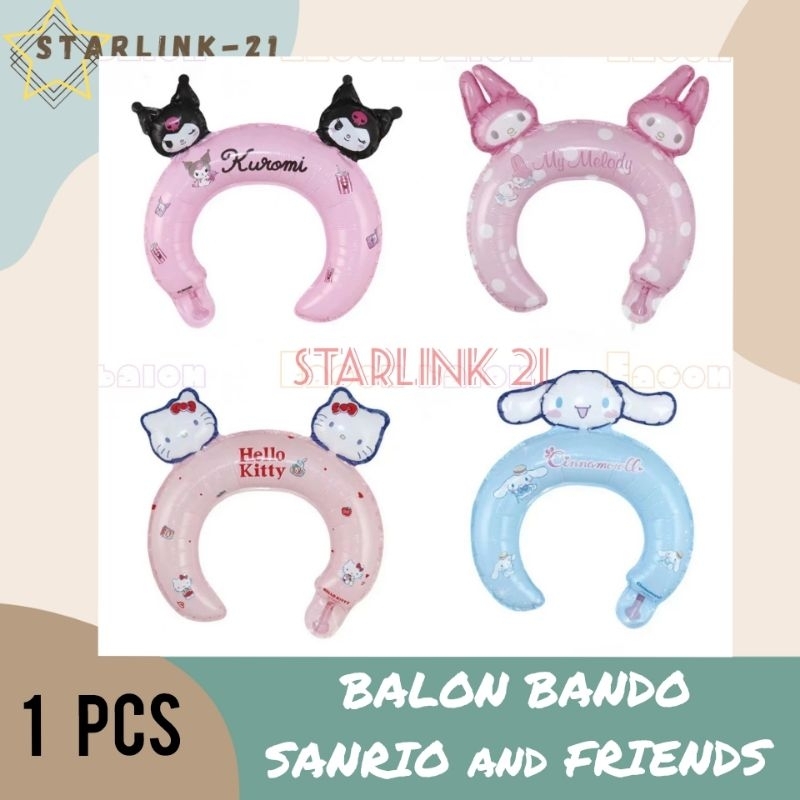 Jual BALON BANDO KUROMI MELODY CINNAMOROLL | Balon Bando Sanrio ...