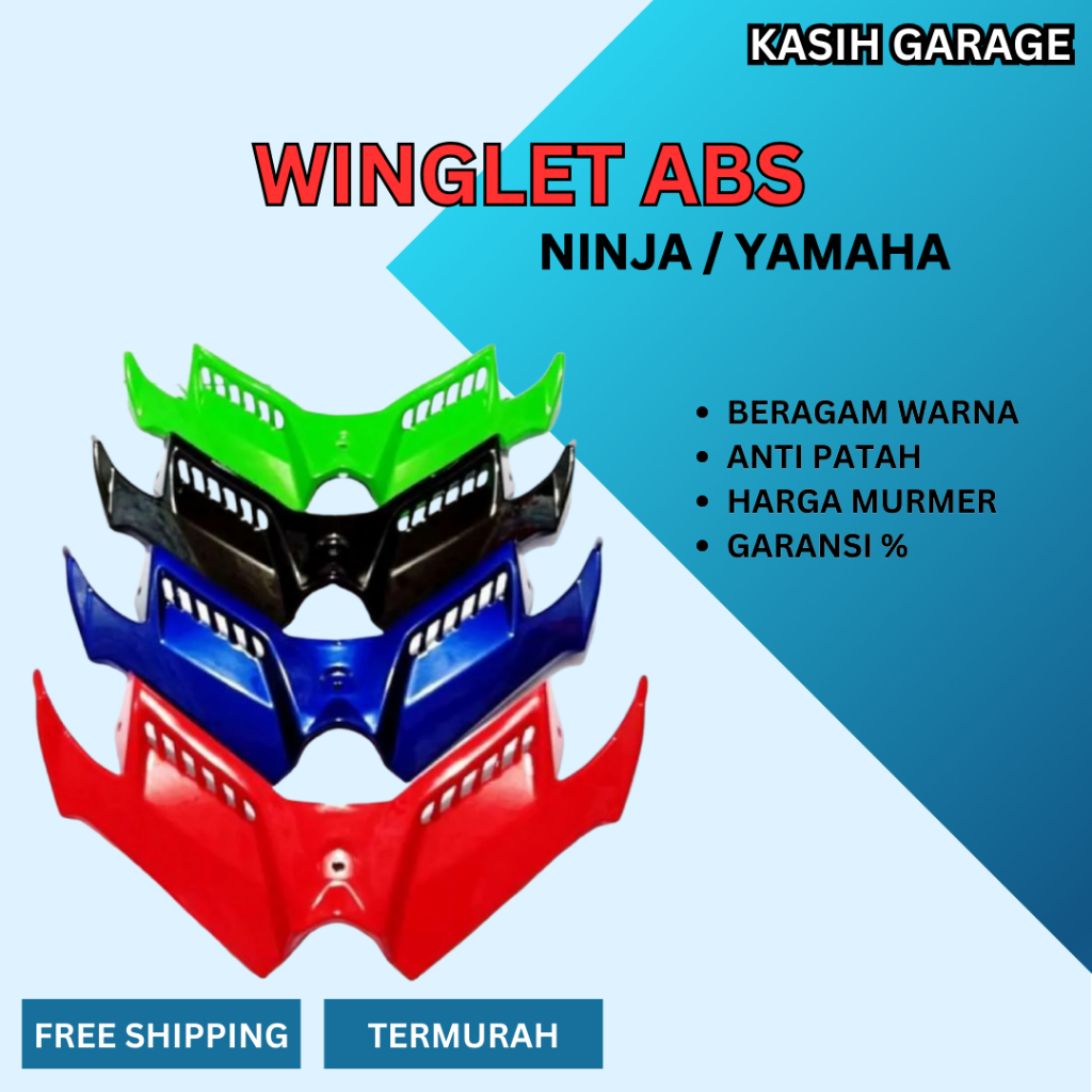 Jual Winglet Ninja 250 Fi Winglet Ninja 250 fi Winglet Kawasaki Ninja ...