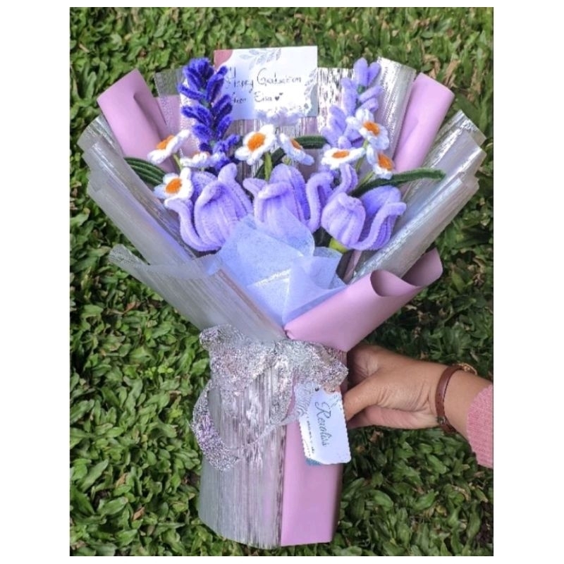Jual BUKET KAWAT BULU/PIPE CLEANER MURAH| Buket Ulang tahun|Buket ...