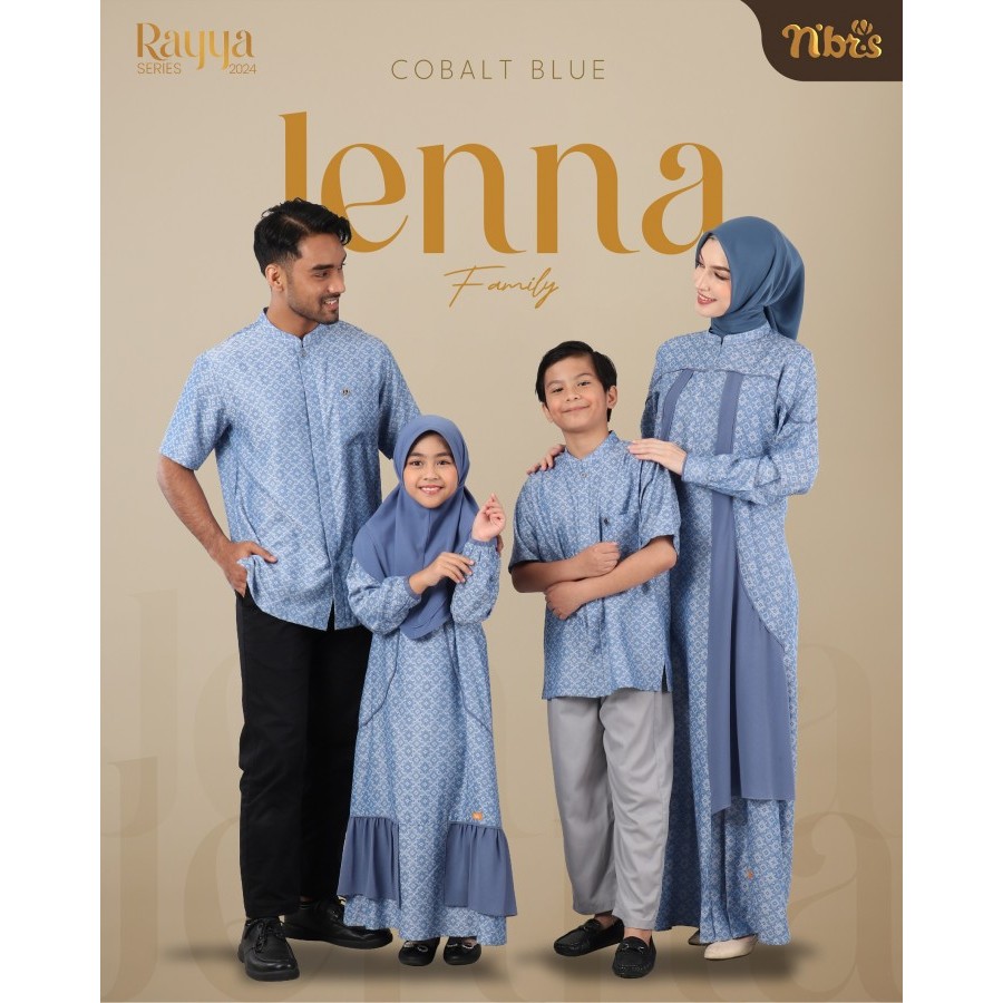 Jual Rayya Series 2024 Jenna Cobalt Blue Bahan Jacquard Rayon mix Baby ...