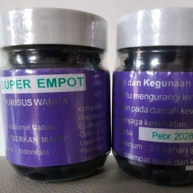 Jual Jamu SUPER EMPOT - Jamu HARUMITA - JAMU MADURA - Berkah Madu ...