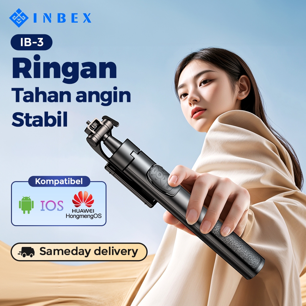 Jual INBEX Tongsis Tripod HP Bluetooth Traveling Selfie stick Stabil ...