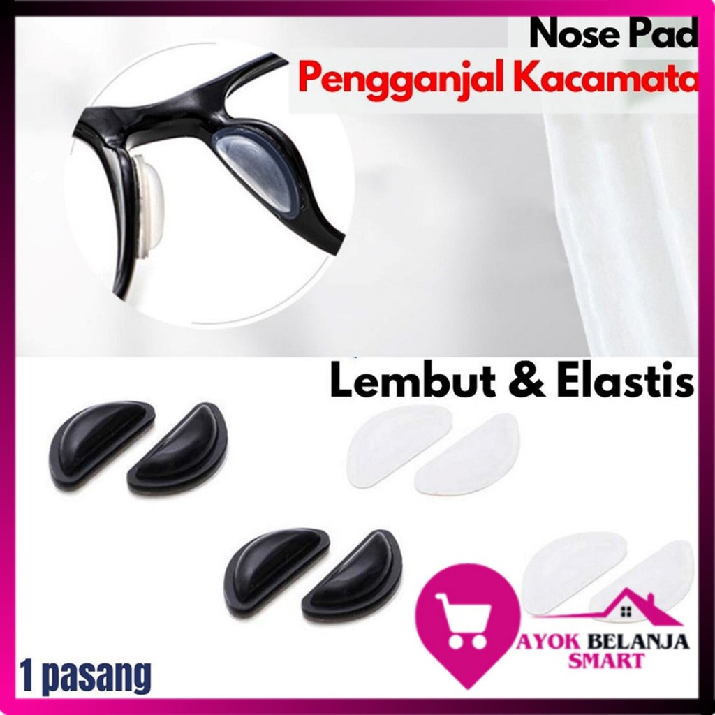Jual ABS 1 Pasang Stiker Kacamata Penyangga Hidung Pencegah Turun - Non ...