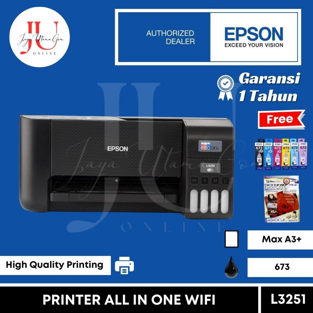 Jual Printer Epson L3251 Print Scan Copy All In One Wifi Original ...