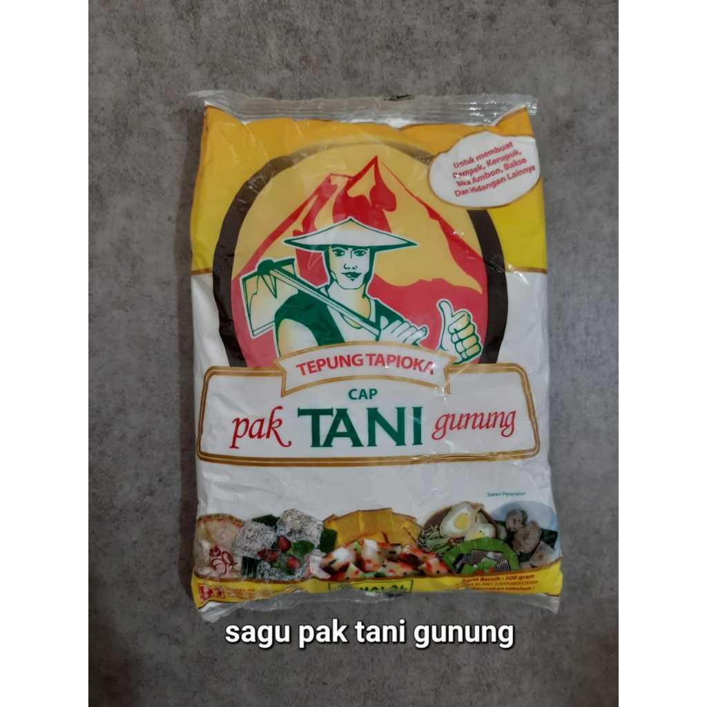 Jual tepung tapioka sagu cap pak tani gunung 500gr | Shopee Indonesia