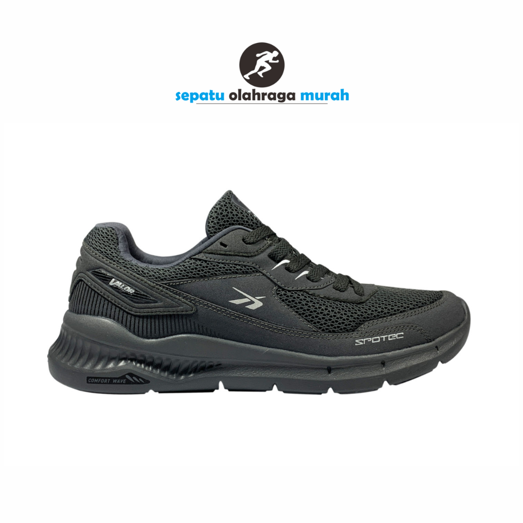 Jual Spotec Valor | Sepatu Olahraga Murah | Running Unisex | Abu Tua ...