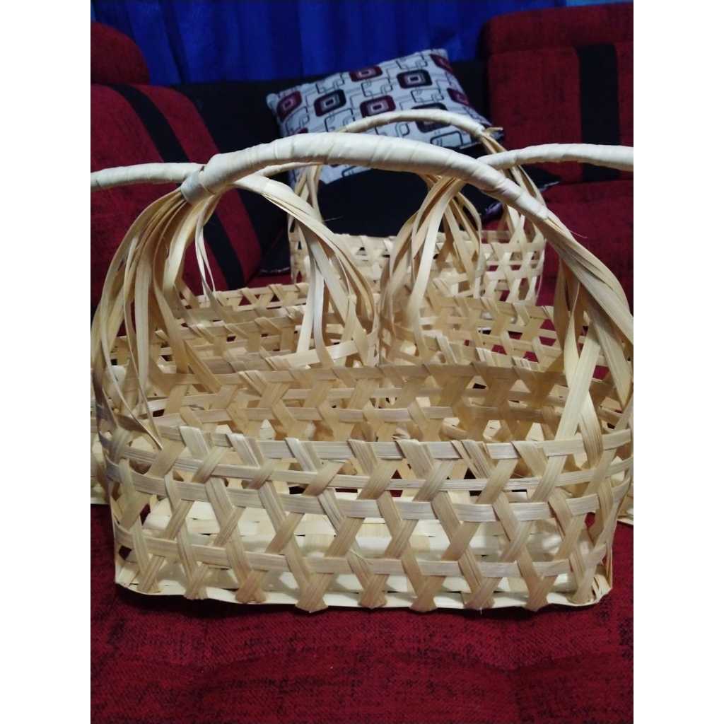 Jual Tas Jingjing Keranjang Parcel Tas Keranjang Anyaman Bambu Ukuran ...