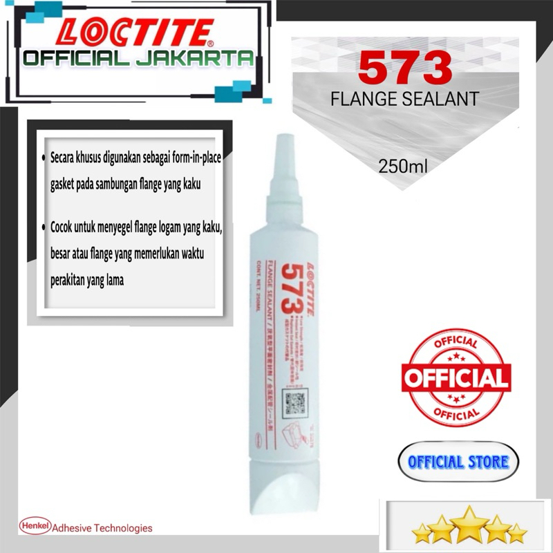 Jual Loctite 573 Flange Sealant 250ml Sealant Gasket Lem Loctite 573 ...