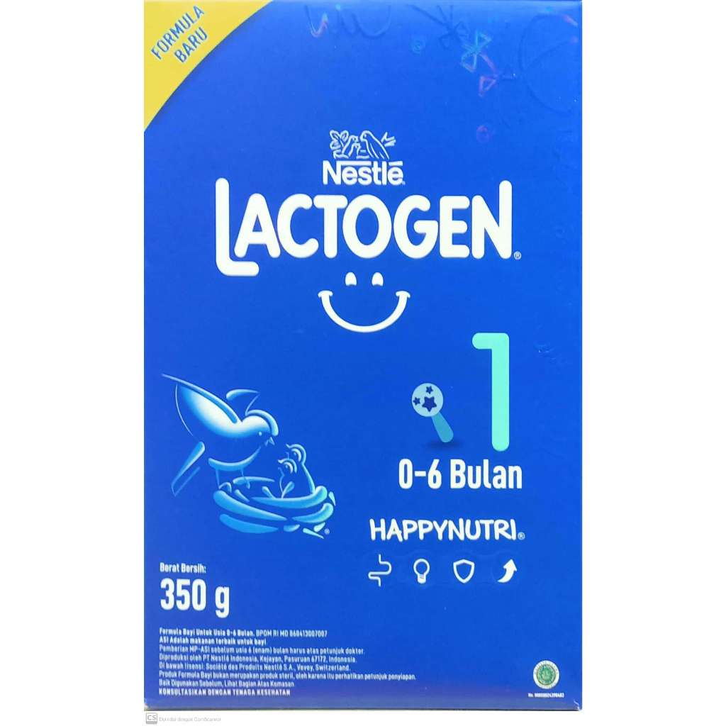 Jual Lactogen 1 happy nutri 350 gr/sufor bayi 0-6 bulan/sufor lactogen ...