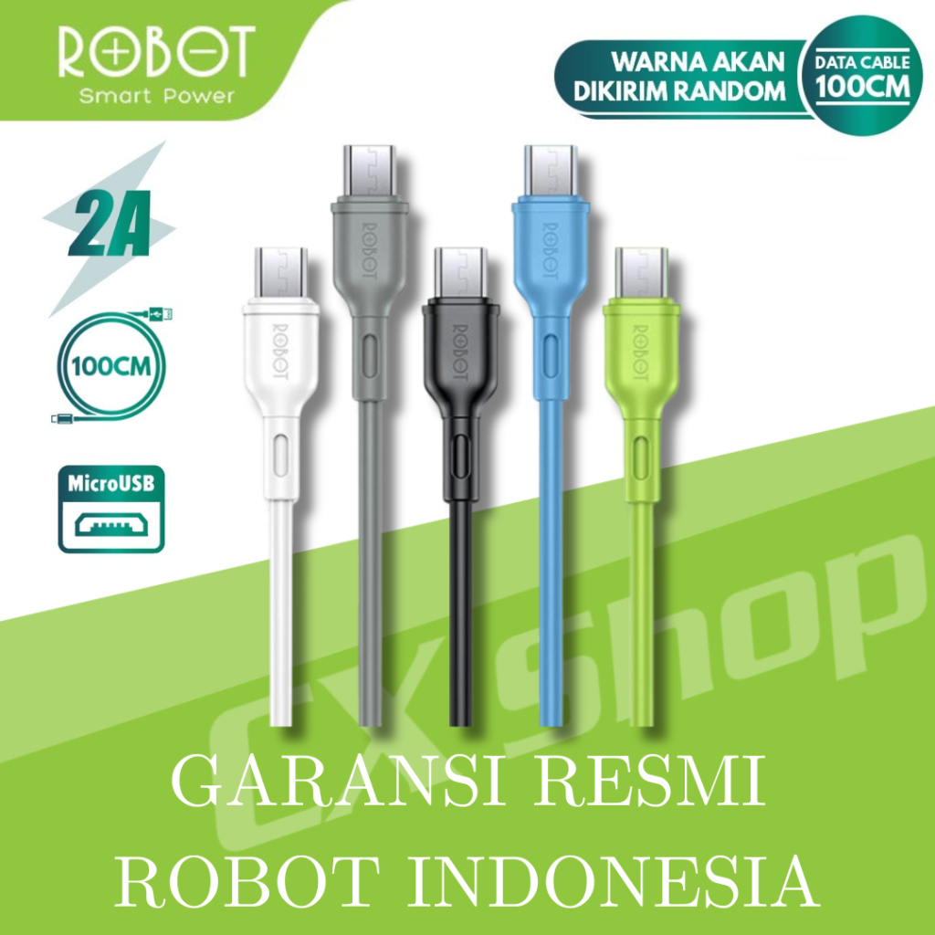 Jual Robot RBC100S RBC100 II Kabel Data USB Type C Fast Charging 2A ...