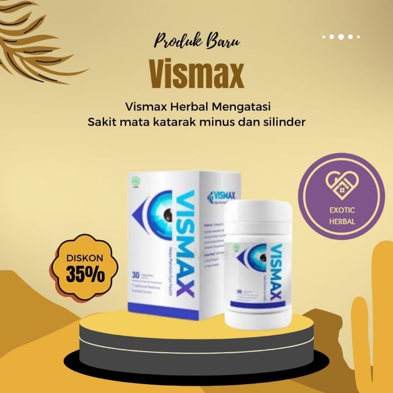Jual Vismax 100% Asli Original Herbal Obat Mata Minus Plus Rabun ...