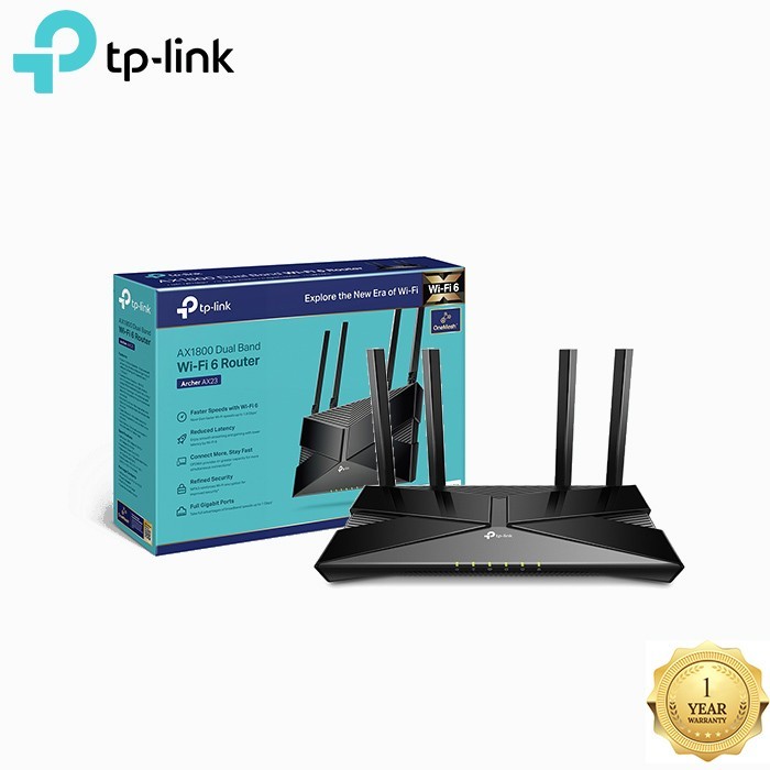Jual TP-Link Archer AX23 AX1800 Dual-Band Wi-Fi 6 Router | Shopee Indonesia