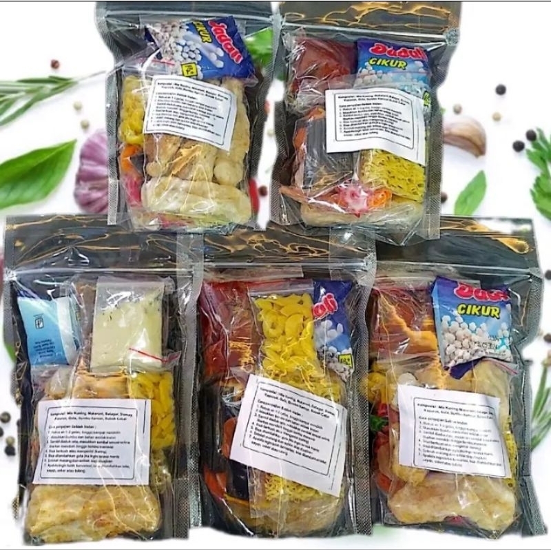 Jual PAKET BUNDLING ISI 5 BUNGKUS SEBLAK INSTAN VIRAL BANG SATRIA ...