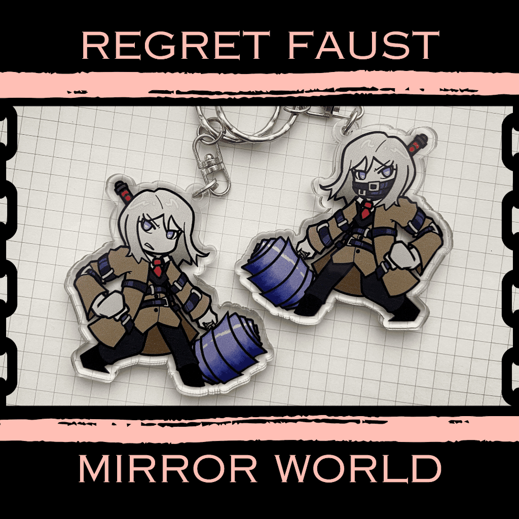 Jual Limbus Company | Lobotomy EGO:Regret Faust Keychain Fanart ...