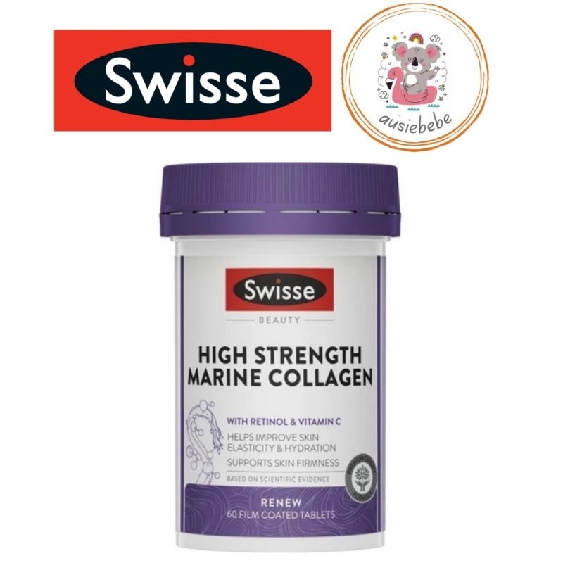 Jual Swisse - High Strength Marine Collagen | 60 Tablets | ORIGINAL ...