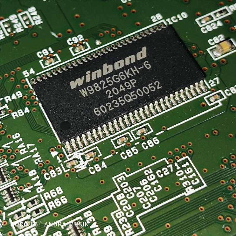 Jual IC winbond W9825G6KH-6 keyboard yamaha Original copotan dari board ...