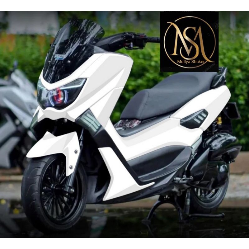 Jual stiker decal nmax old putih polos full body | Shopee Indonesia