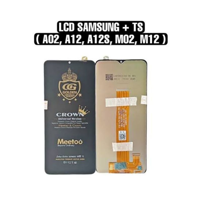 Jual lcd touchscreen samsung a02/a12/m12/022 metoo original/og super ...