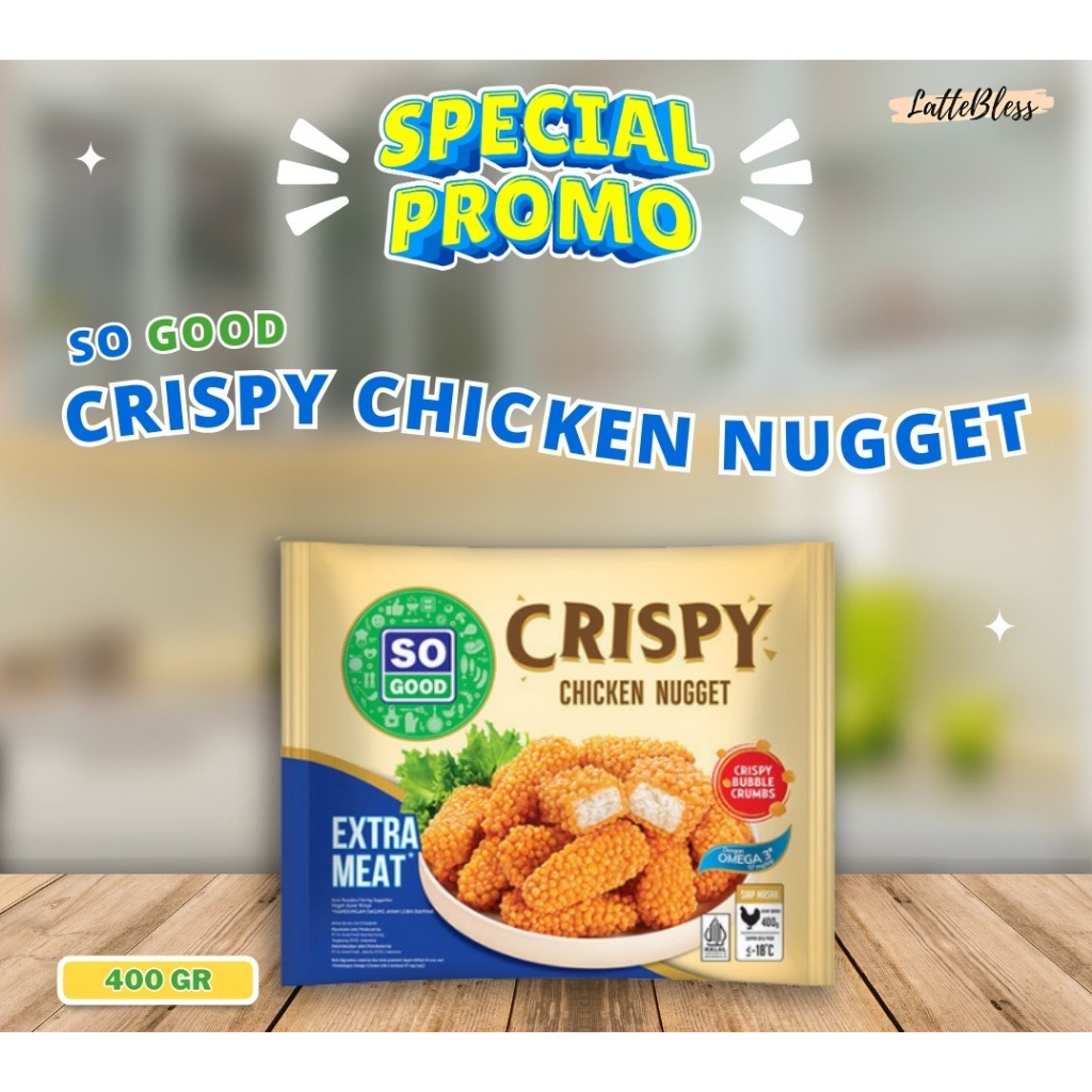 Jual CRISPY CHICKEN NUGGET SO GOOD 400GR HALAL | Shopee Indonesia