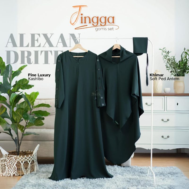 Jual JINGGA GAMIS SET KHIMAR KEKINIAN BY SHAZFA COLLECTION | Shopee ...