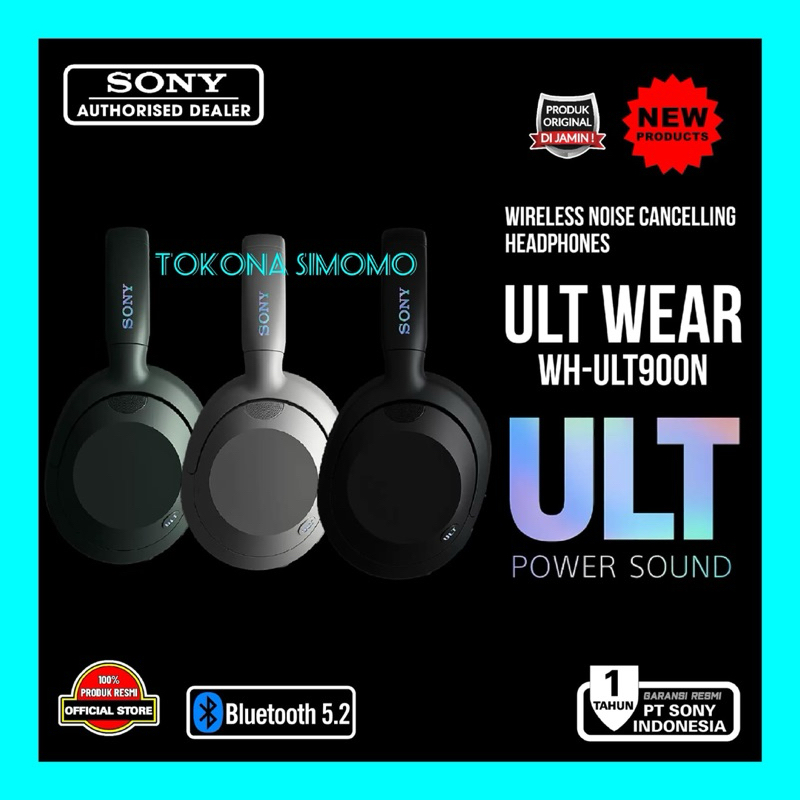 Jual Sony WH ULT900N / ULT WEAR Wireless Noise Cancelling Headphones ...