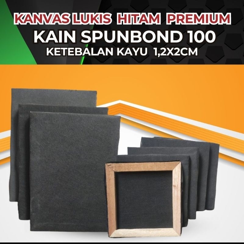 Jual kanvas lukis hitam premium 10x10cm | Shopee Indonesia