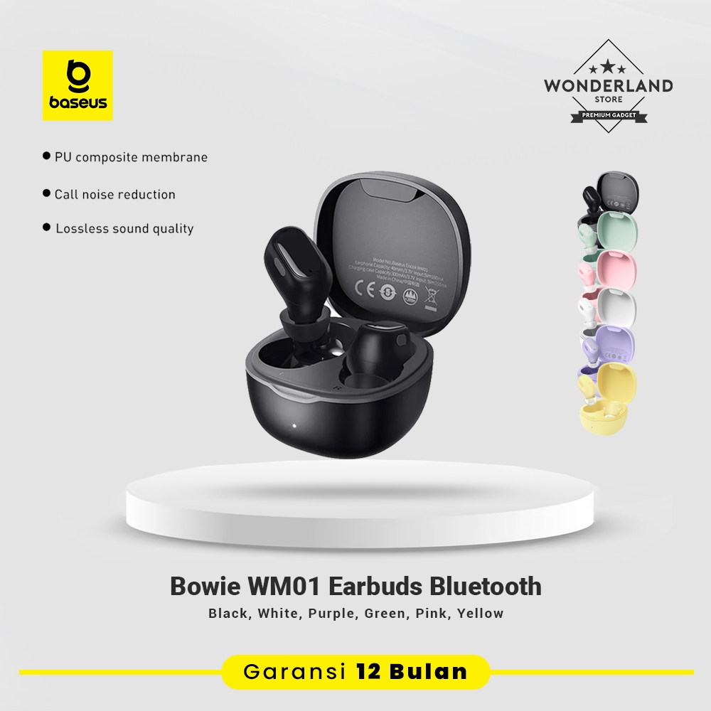 Jual Baseus Encok WM01 Bowie WM01 New Version Bluetooth5.3 Earphone ...