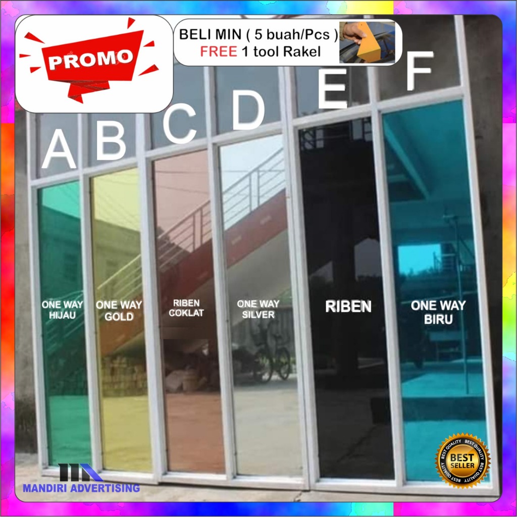 Jual KACA FILM ONEWAY/KACA FILM SILVER/KACA FILM SPARTA/KACA FILM ...