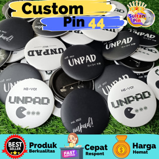 Jual Cetak Pin Peniti 44 Custom / Pin 44mm / PIN PENITI / PIN BROS ...