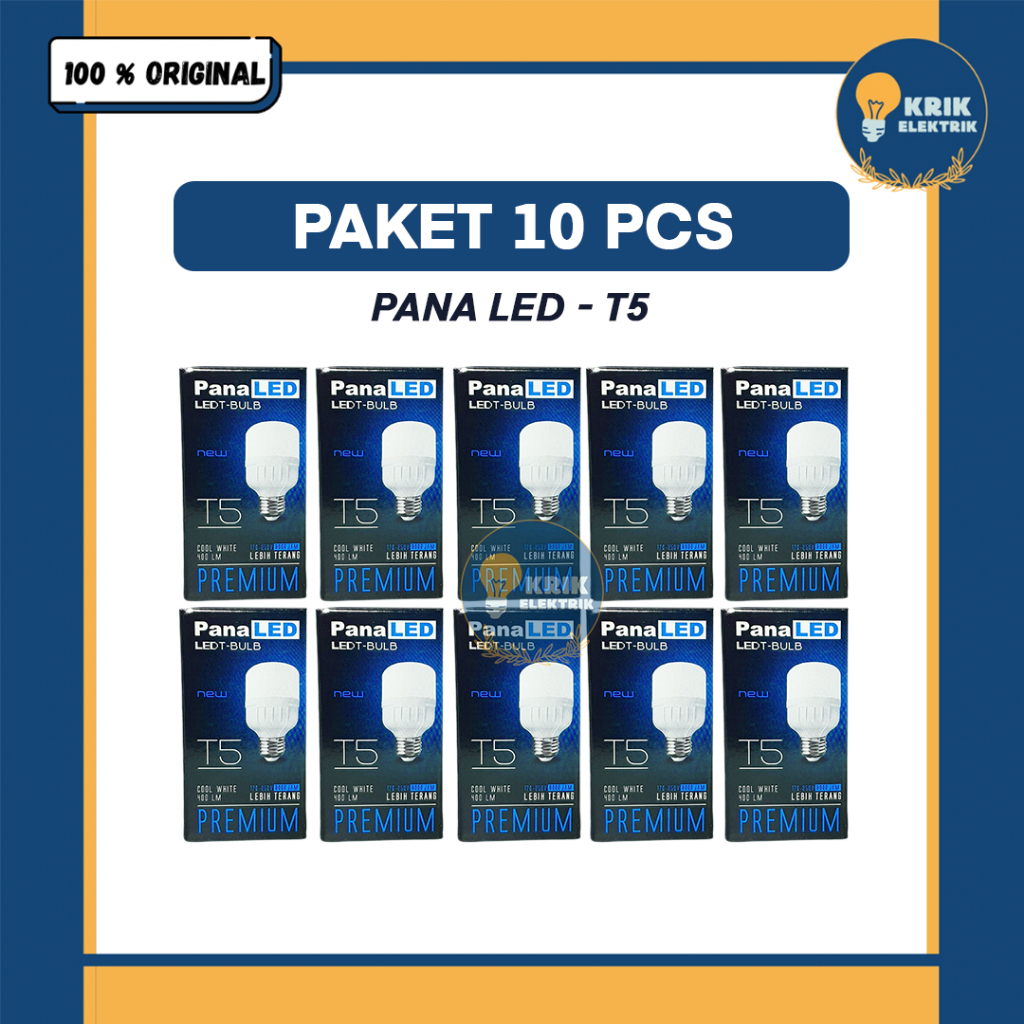 Jual PANALED PREMIUM [PAKET GROSIR 10 pcs] Lampu/Bohlam LED Capsule 5 / 10 / 15 / 20 / 30 / 40 ...