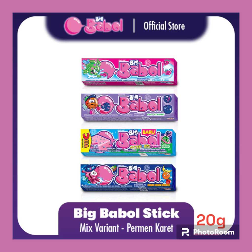 Jual Stick Babol Bubble Gum | Isi 12 Stick @ 20 g | Shopee Indonesia