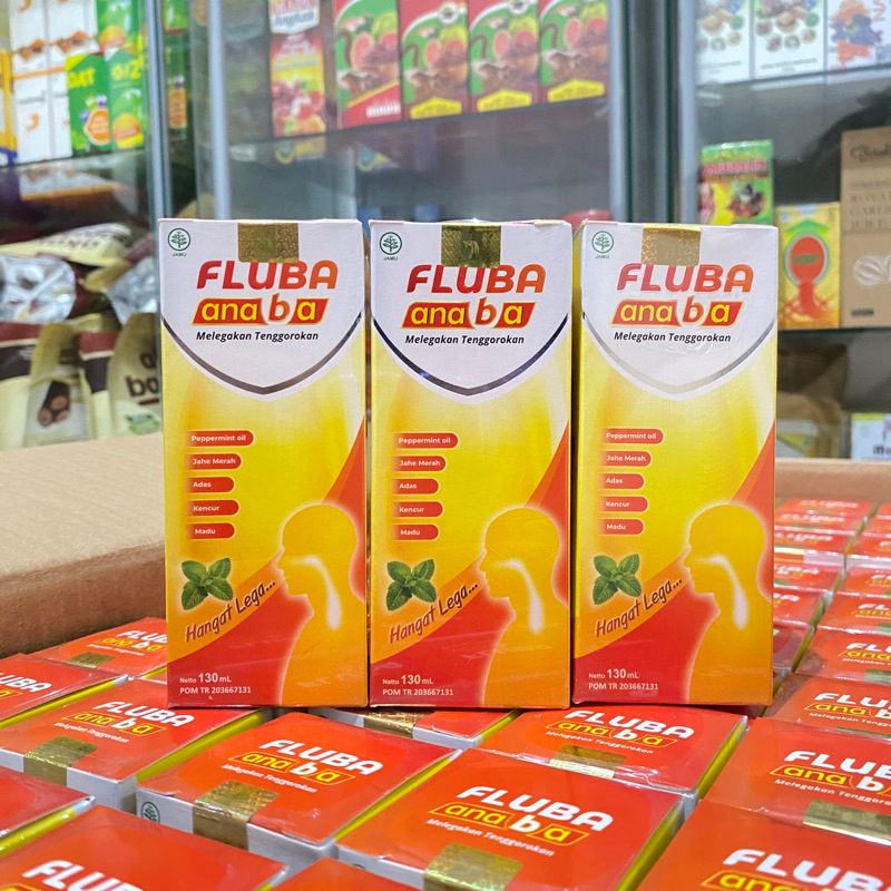Jual FLUBA ANABA 100% Original Herbal Madu Flu Batuk Pilek Anak Dewasa ...