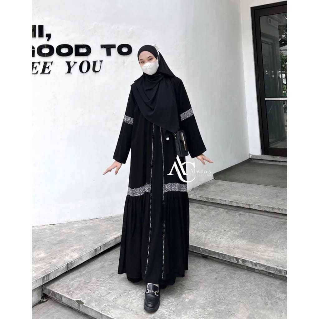 Jual PROMO ABAYA TOP 1-Abaya arab terbaru-gamis hitam remaja kekinian ...