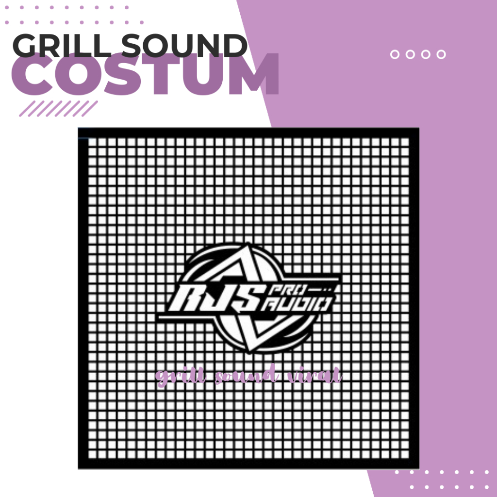 Jual Grill Sound Plat Besi Custom Model Dan Nama Audio Box Planar ...