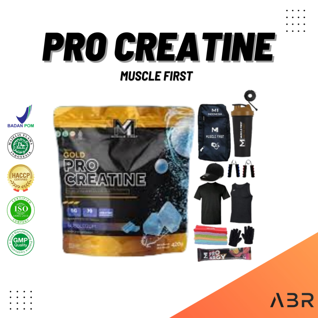 Jual M1 Muscle First Pro Gold Creatine 420 gram Creatine Monohydrate ...
