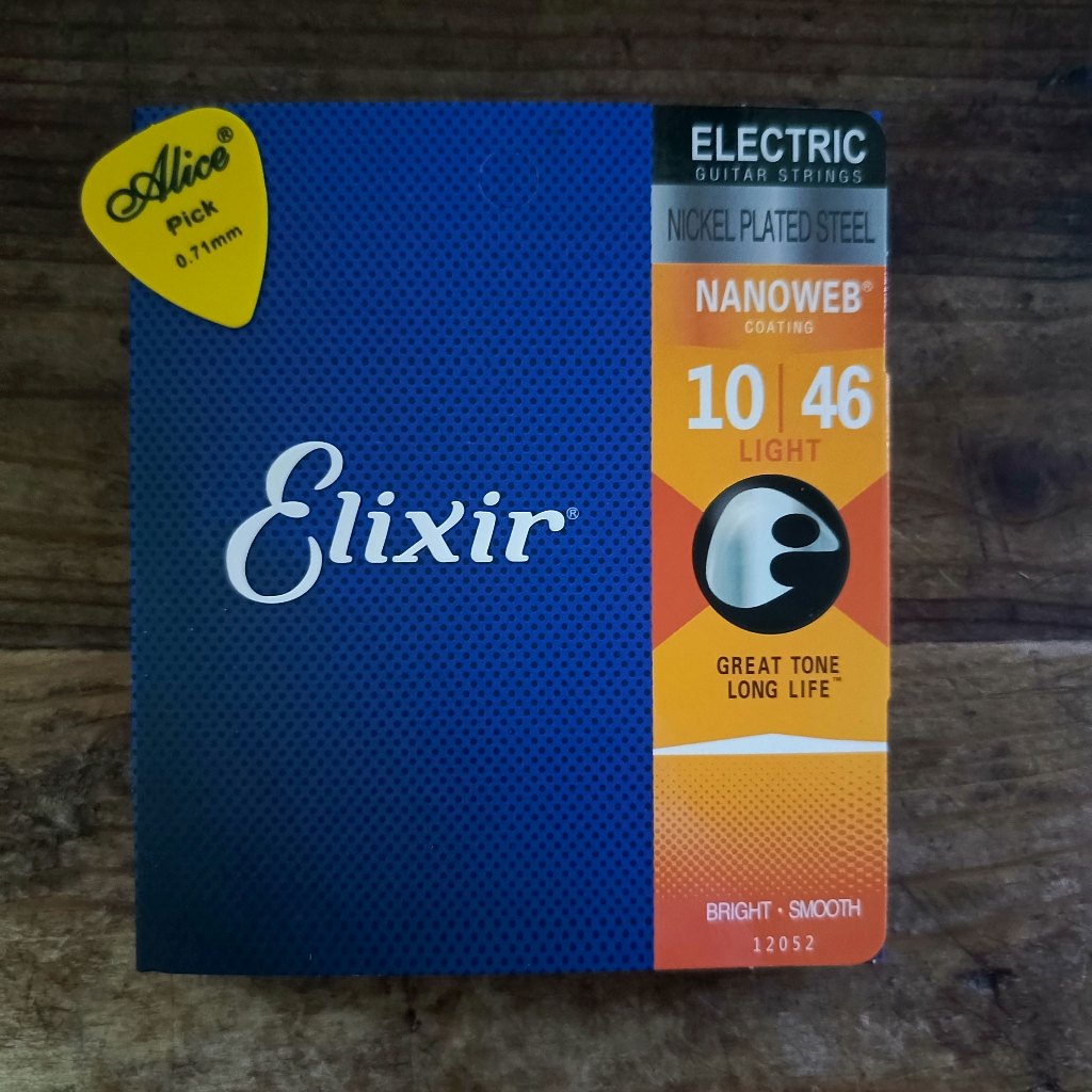 Jual Senar Gitar Elixir Electric 10/46 Nanoweb Nickel Plated Steel ...
