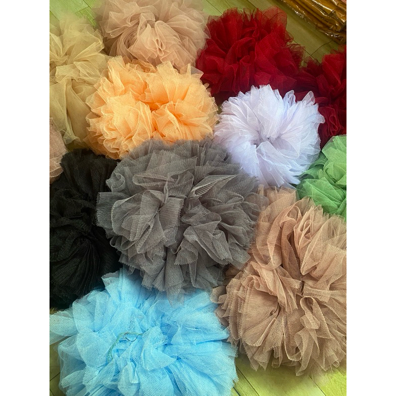 Jual SCRUNCHIE TILE CEPOL RAMBUT TILE PENAMBAH VOLUME HIJAB | Shopee ...