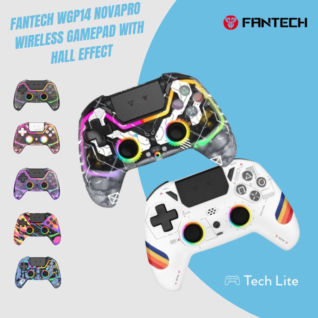Jual Fantech NovaPro & Nova WGP14 Wireless Gamepad With Hall Effect ...
