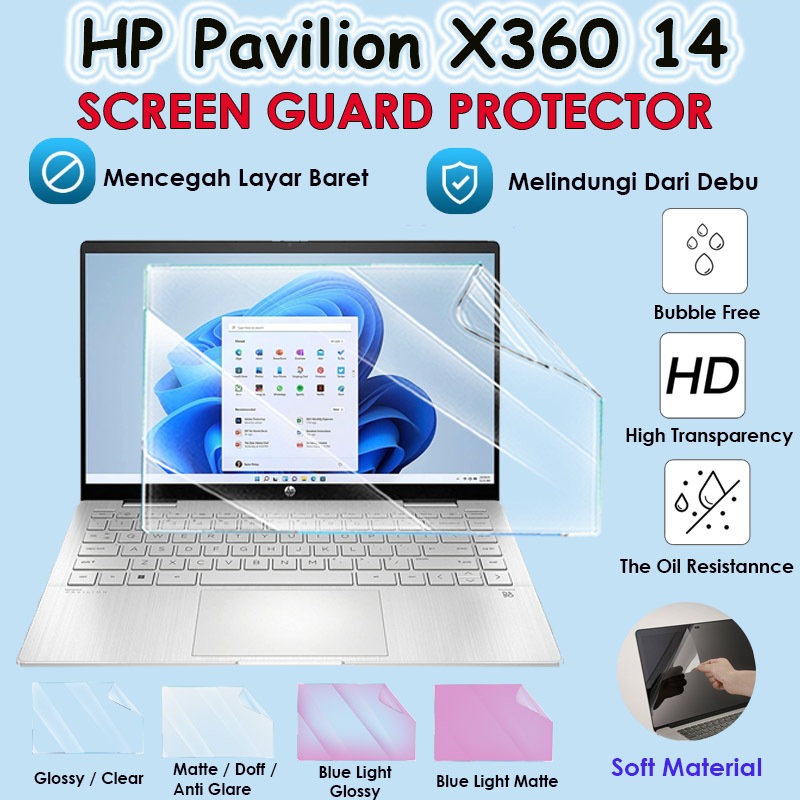 Jual HP Pavilion X360 14 Antigores Pelindung Laptop Screen Guard ...