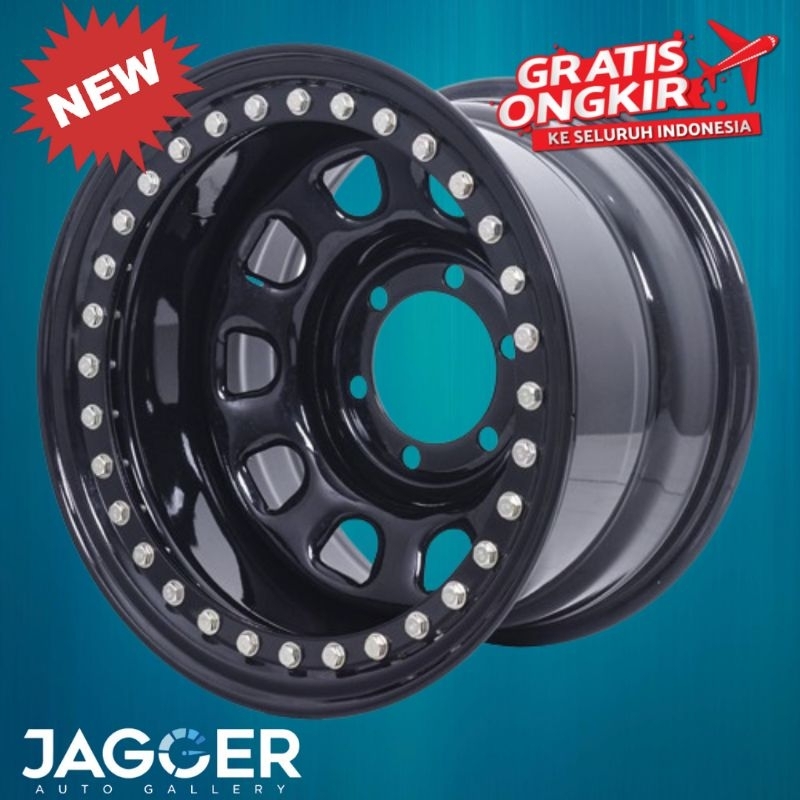 Jual Velg mobil hsr mokupo beadlock ring 16 kaleng besi daytona lebar 10 | Shopee Indonesia