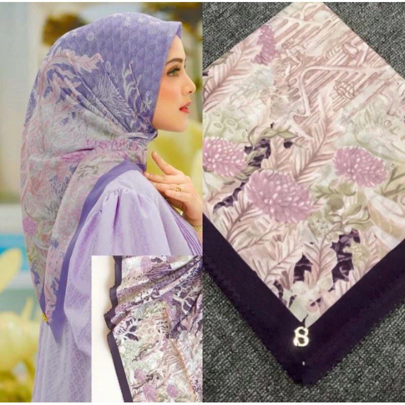 Jual Hijab Buttonscarves Jilbab Segi Empat Buttonscarves | Shopee Indonesia
