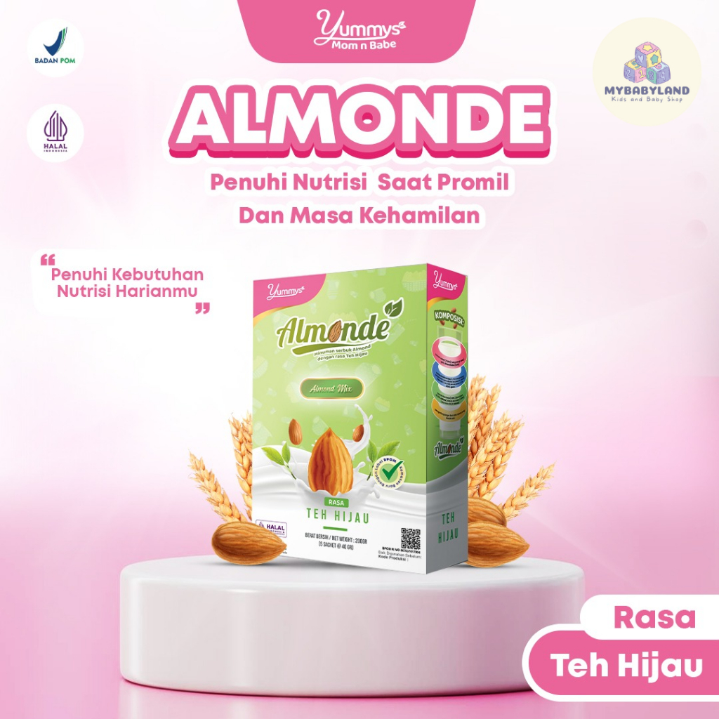 Jual ALMONDE PREMIUM ALMOND Susu Almond Milk Yummys | Asi Booster ...