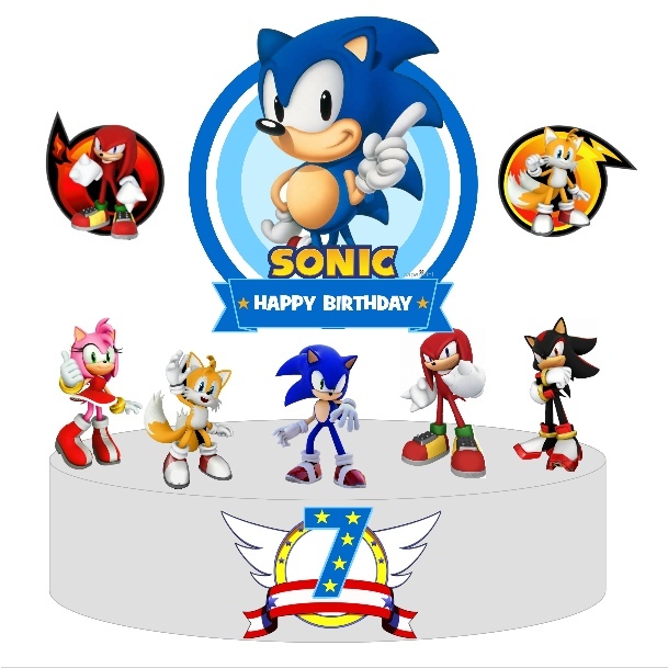 Jual cake topper SONIC | Shopee Indonesia