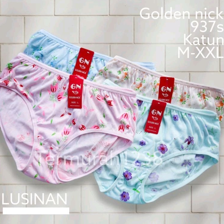 Jual CD Golden Nick Wanita 6 Pcs/12 Pcs Motif Bunga | Shopee Indonesia